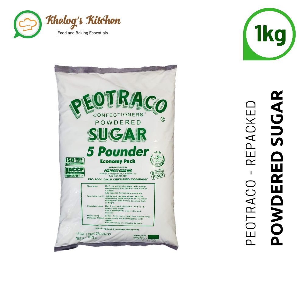 Peotraco Powdered Sugar 250g /1kg Repacked | Lazada PH