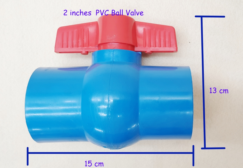 2 inches PVC Ball Valve . Fit D63mm PVC Pipe | Lazada PH