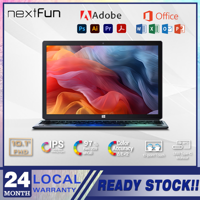 Nextfun 2in 1 laptop and tablet 12G DDR4 writing notebook windows ...