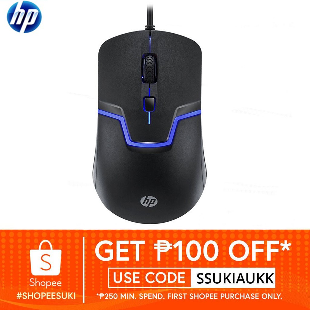 HP M100 Optical Wired USB Gaming Mouse | Lazada PH