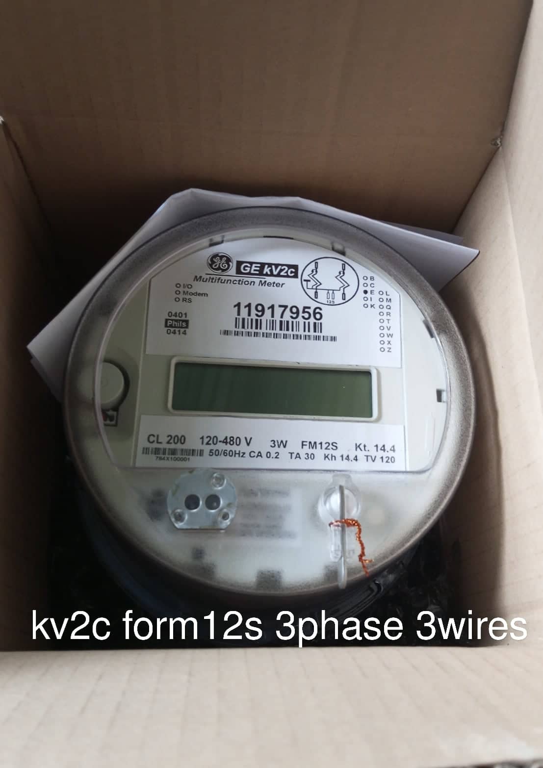 G.E. KV2C Form 12S 3Phase 3Wire | Lazada PH