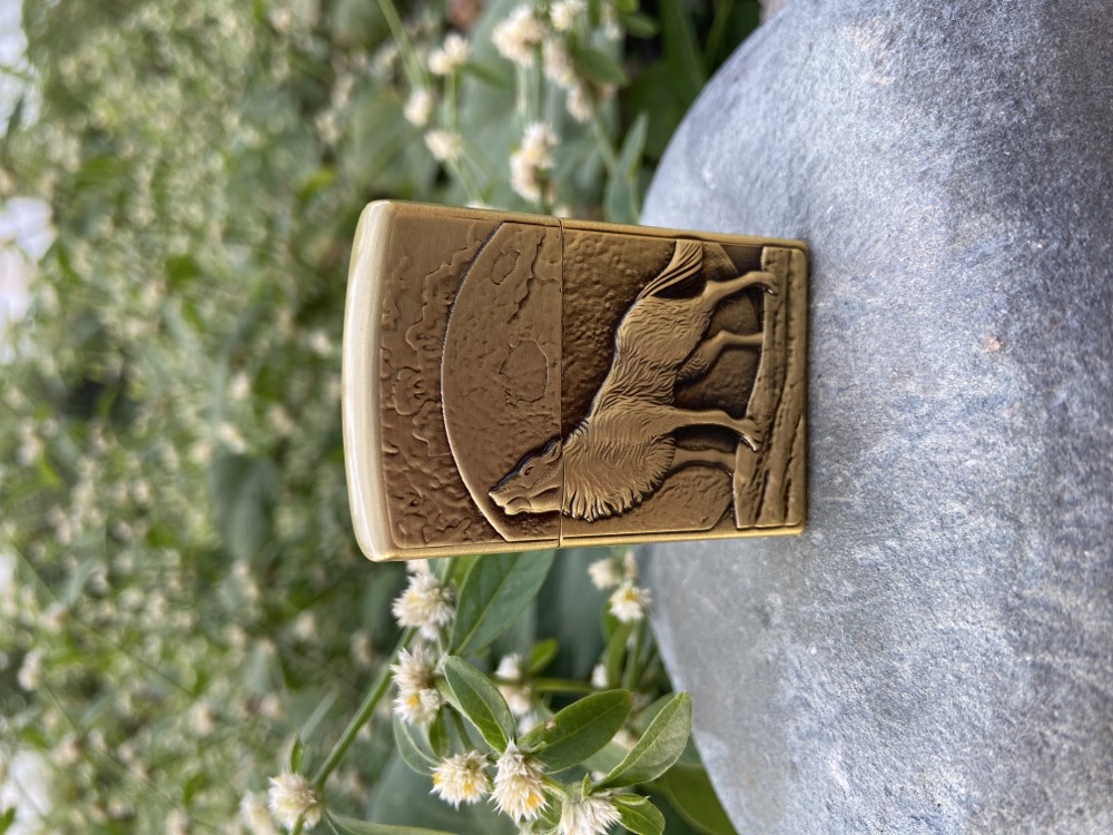 Kimigo Wolf Lighter/Metal Lighter Pocket Travel Friendly Refillable ...