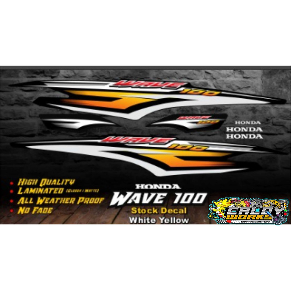 Factory direct sales Honda wave 100 Decal sticker | Lazada PH