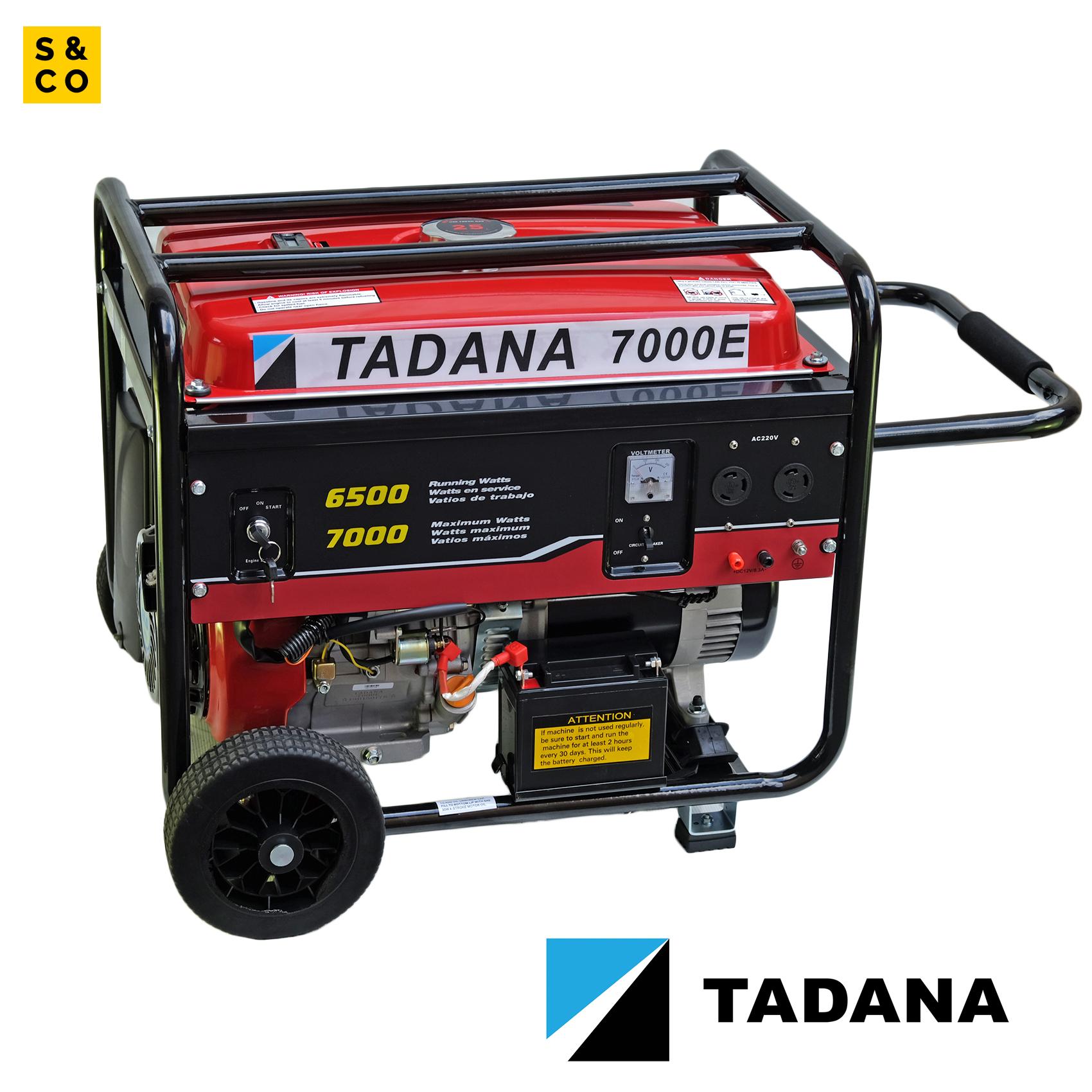 TADANA Gasoline Generator (6000W), Model WM7000 | Lazada PH