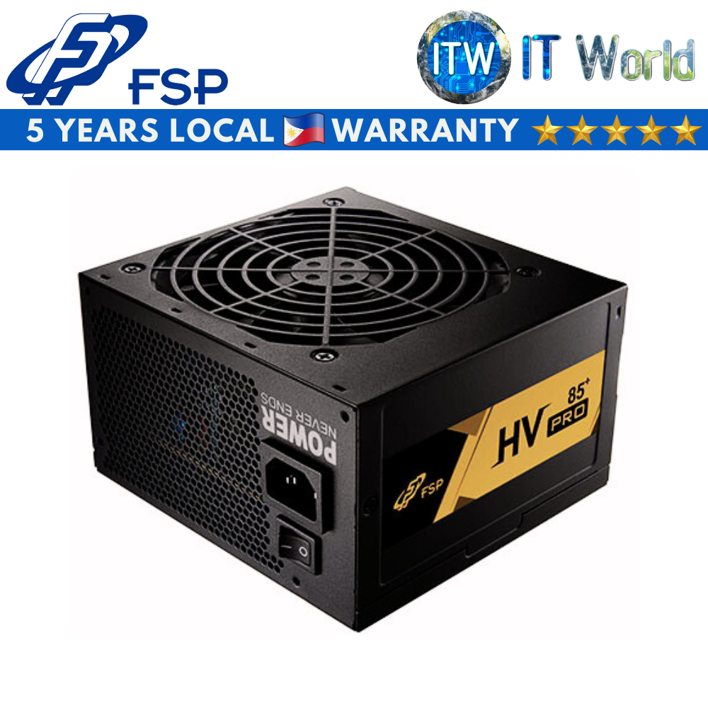 FSP HV PRO 85+ Active PFC, ATX Power Supply Unit (550W/650W) | Lazada PH