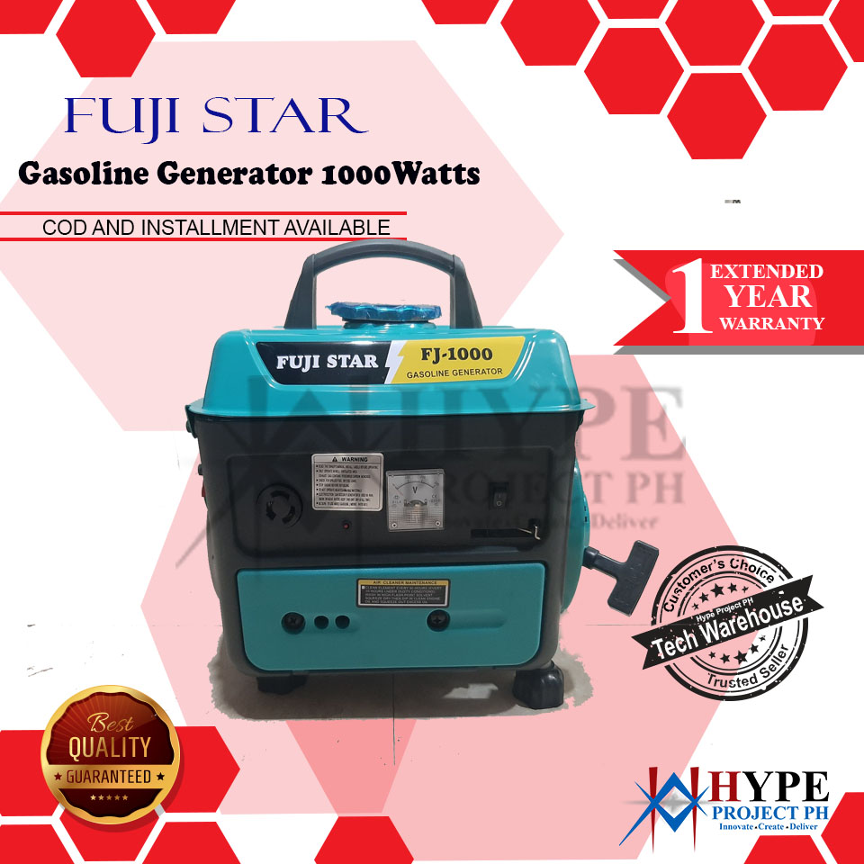 FUJI STAR Gasoline Generator 1000 Watts | Lazada PH