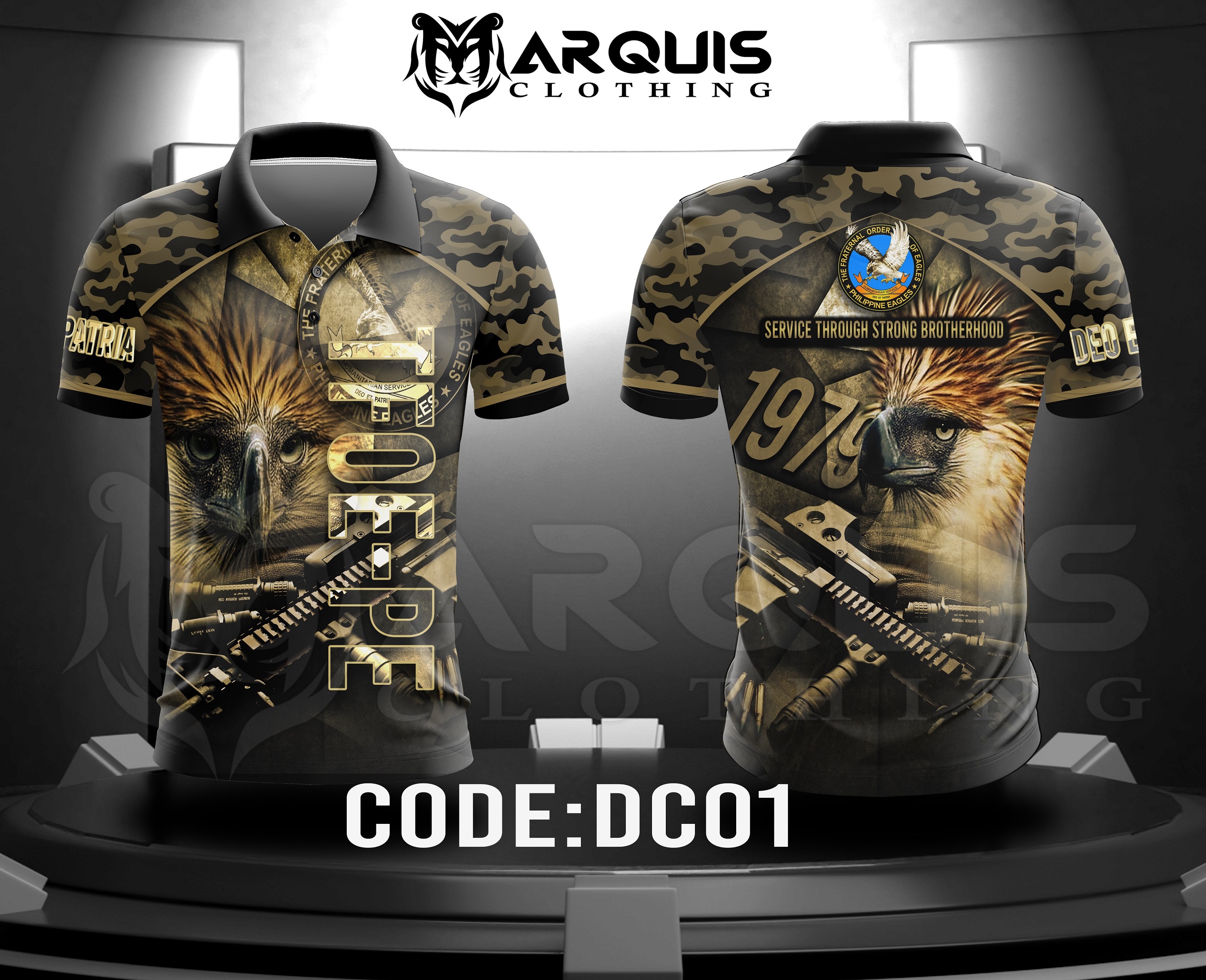 The Fraternal Order of Eagles - Polo Shirt Full Sublimation DC01 ...