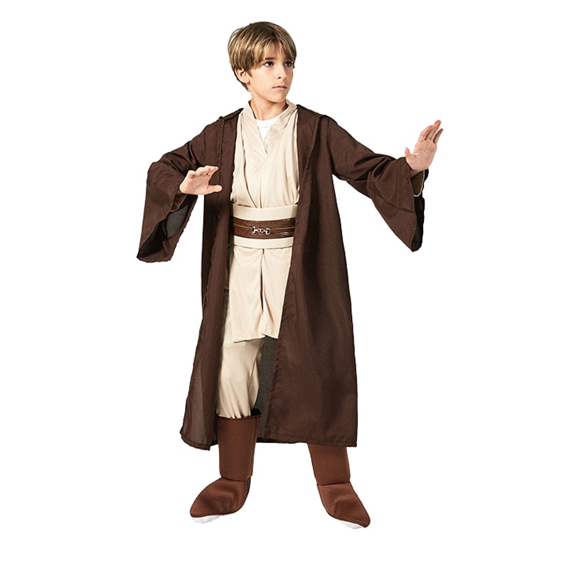Boys Jedi Warrior Movie Character Cosplay Party Clothing Kids Child ...