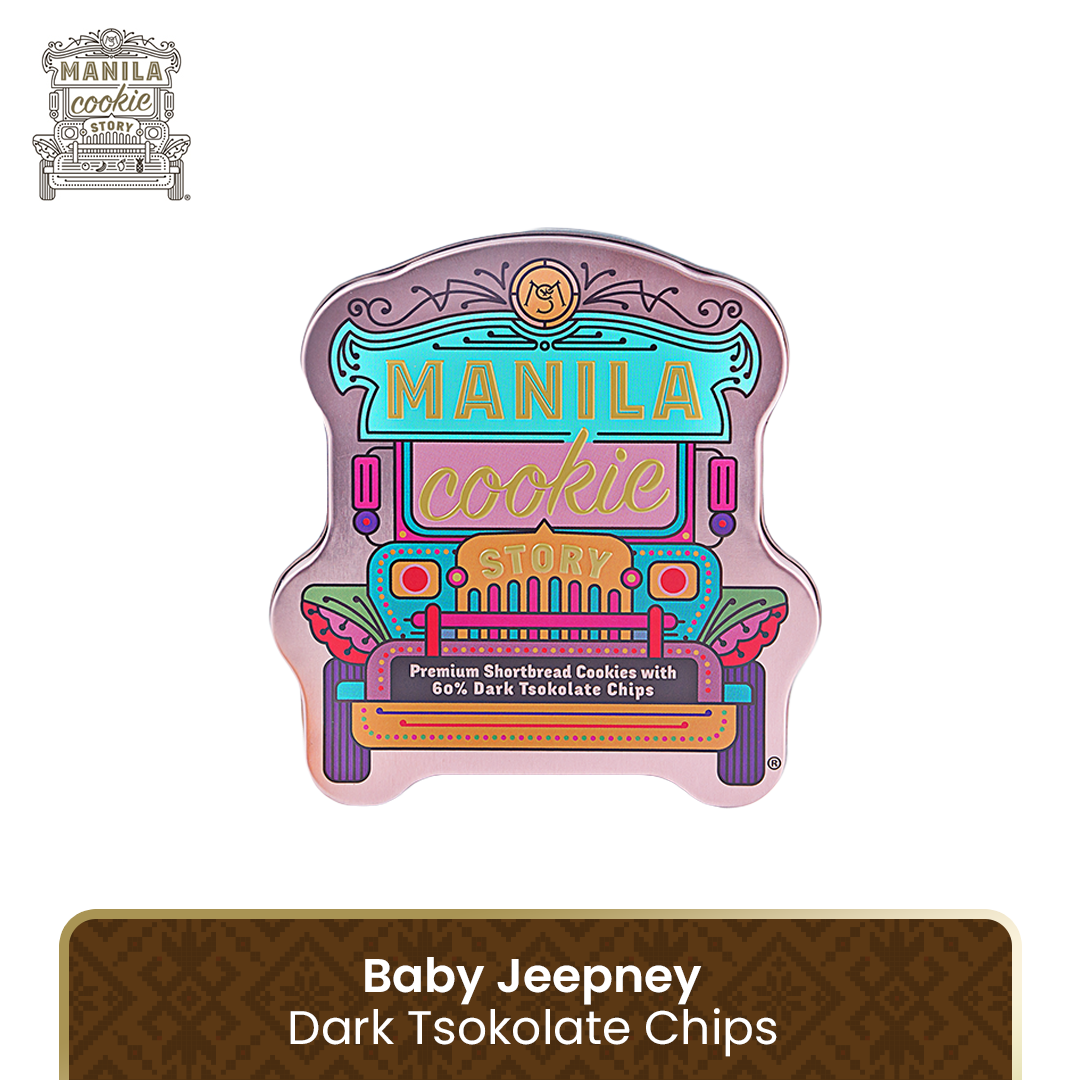 Manila Cookie Story Baby Jeepney Dark Tsokolate | Lazada PH
