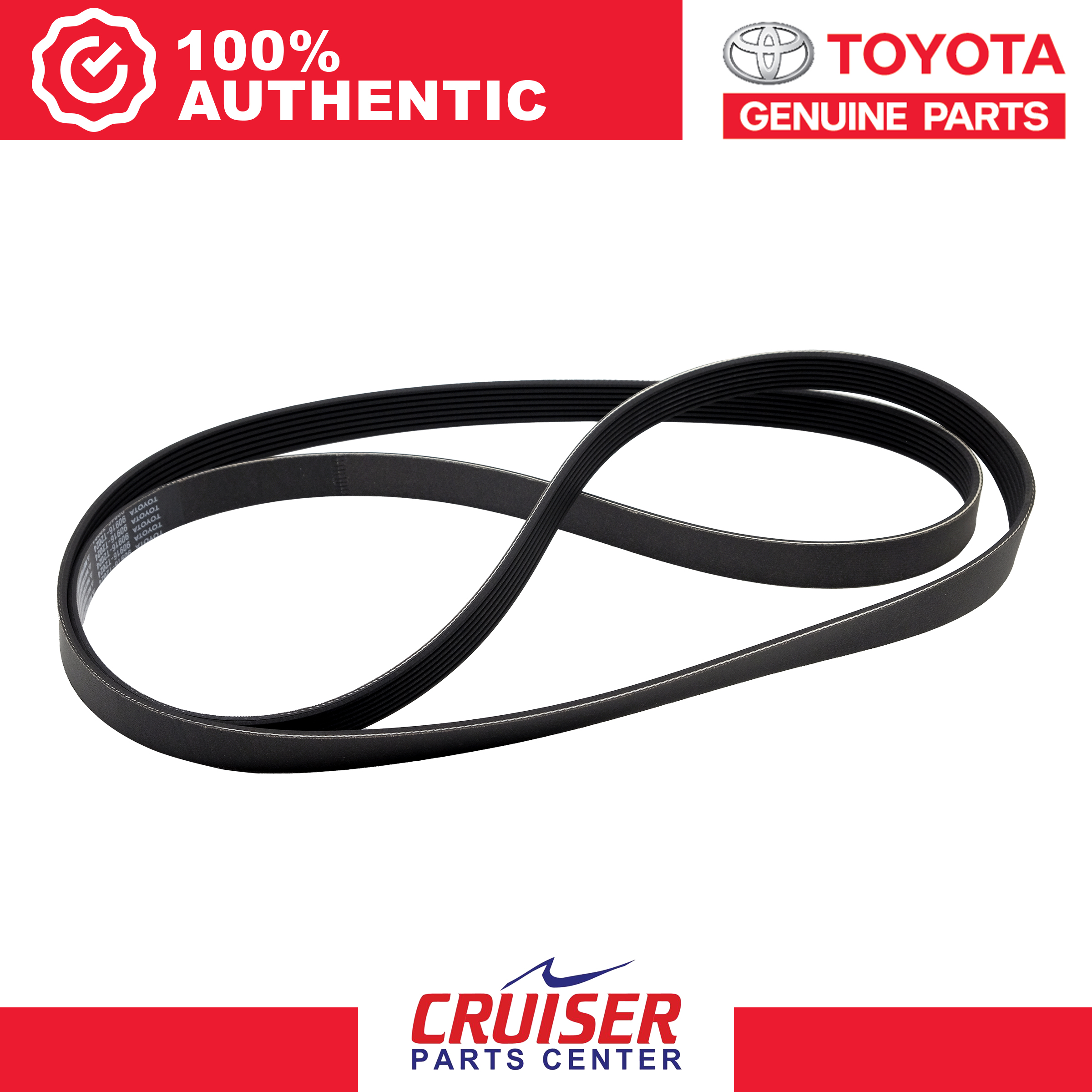 TOYOTA Genuine Parts - Alternator Belt 90916-T2024 USE FOR TOYOTA ...