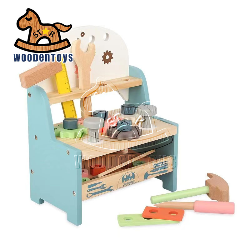 Tool table for Kids Toy Play Workbench Wooden Tool table Workshop ...