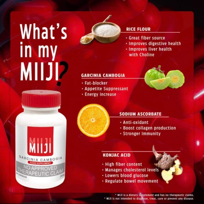Nagpapadala kaagad MIJI GARCINIA CAMBOGIA SLIMMING CAPSULES | Lazada PH