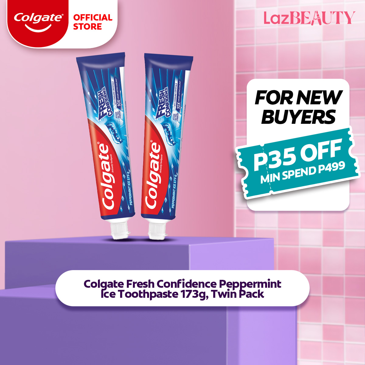 Colgate Fresh Confidence Anticavity Toothpaste with Cooling Crystals ...