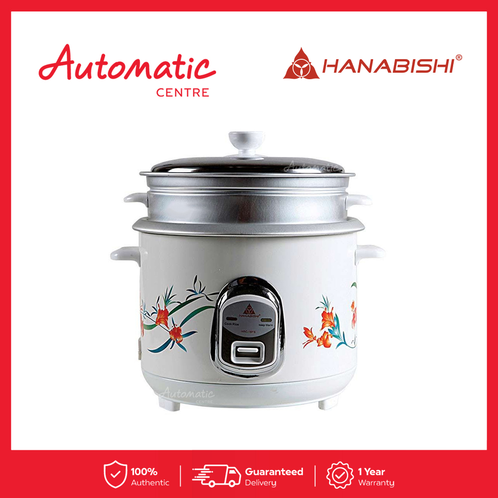 Hanabishi HHRC14FS 7 Cups Automatic Rice Cooker with Keep Warm System ...