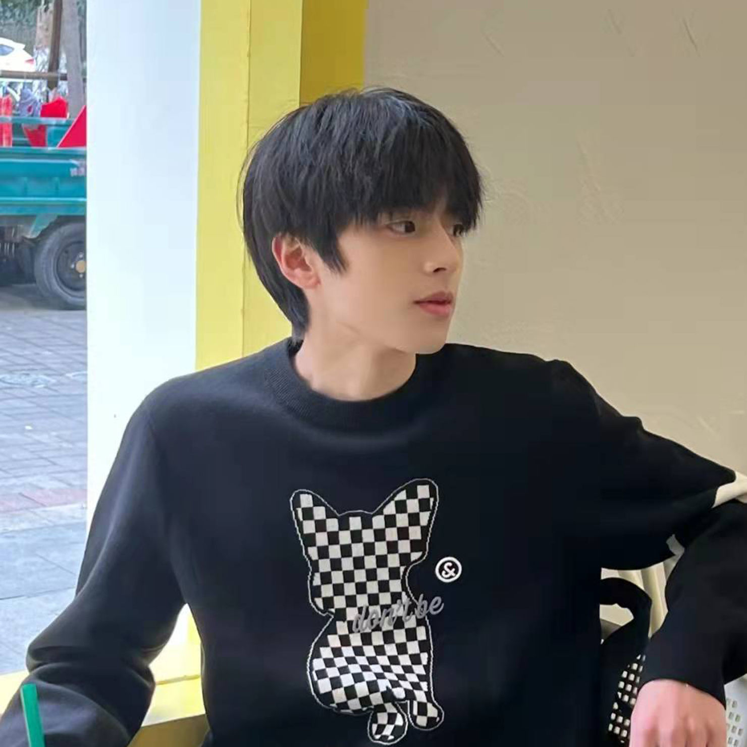 (Lokal na pagpapadala)Wig male simulation texture perm short hair anime ...