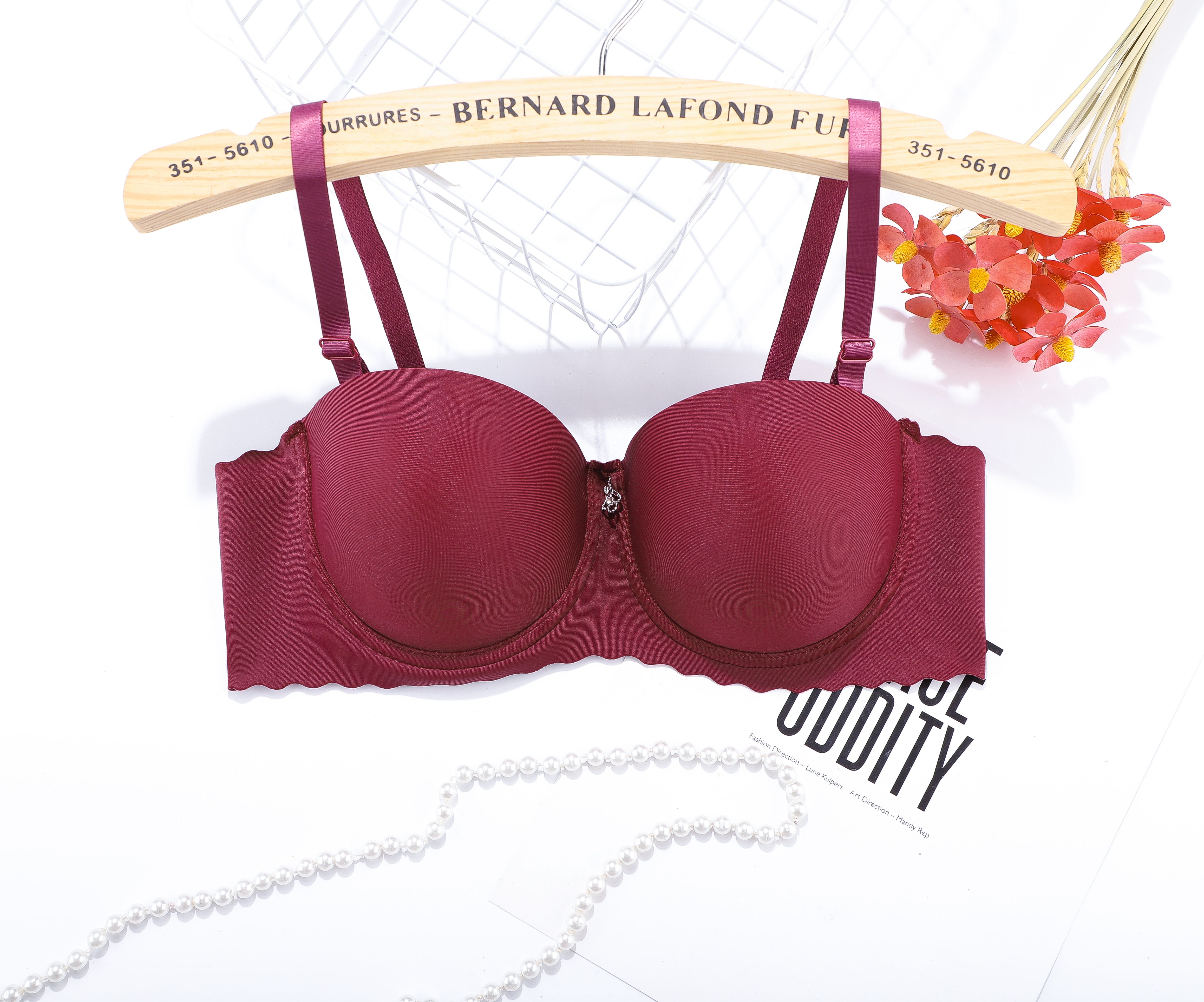 New Isabelle.Q Seamless strapless Half Cup Bra LH219 | Lazada PH