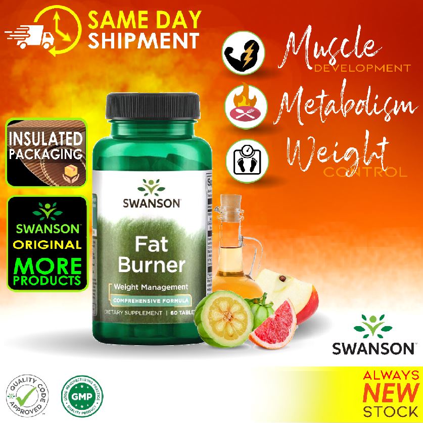 Swanson Fat Burner 60 Tabs w Garcinia Cambogia Apple Cider Chromium ...