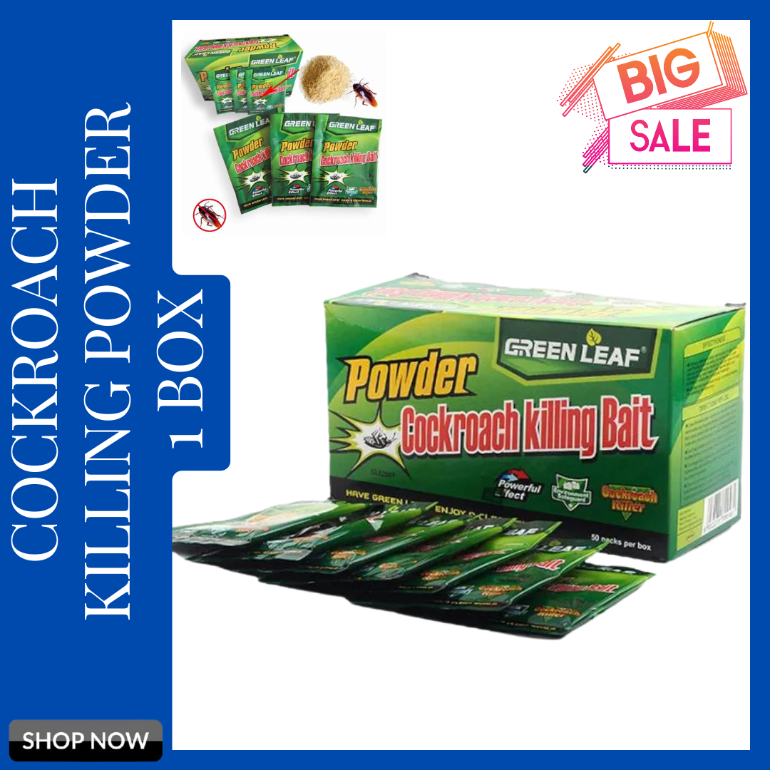 Effective COCKROACH KILLING BAIT POWDER (50pcs) - Green Leaf Powder ...