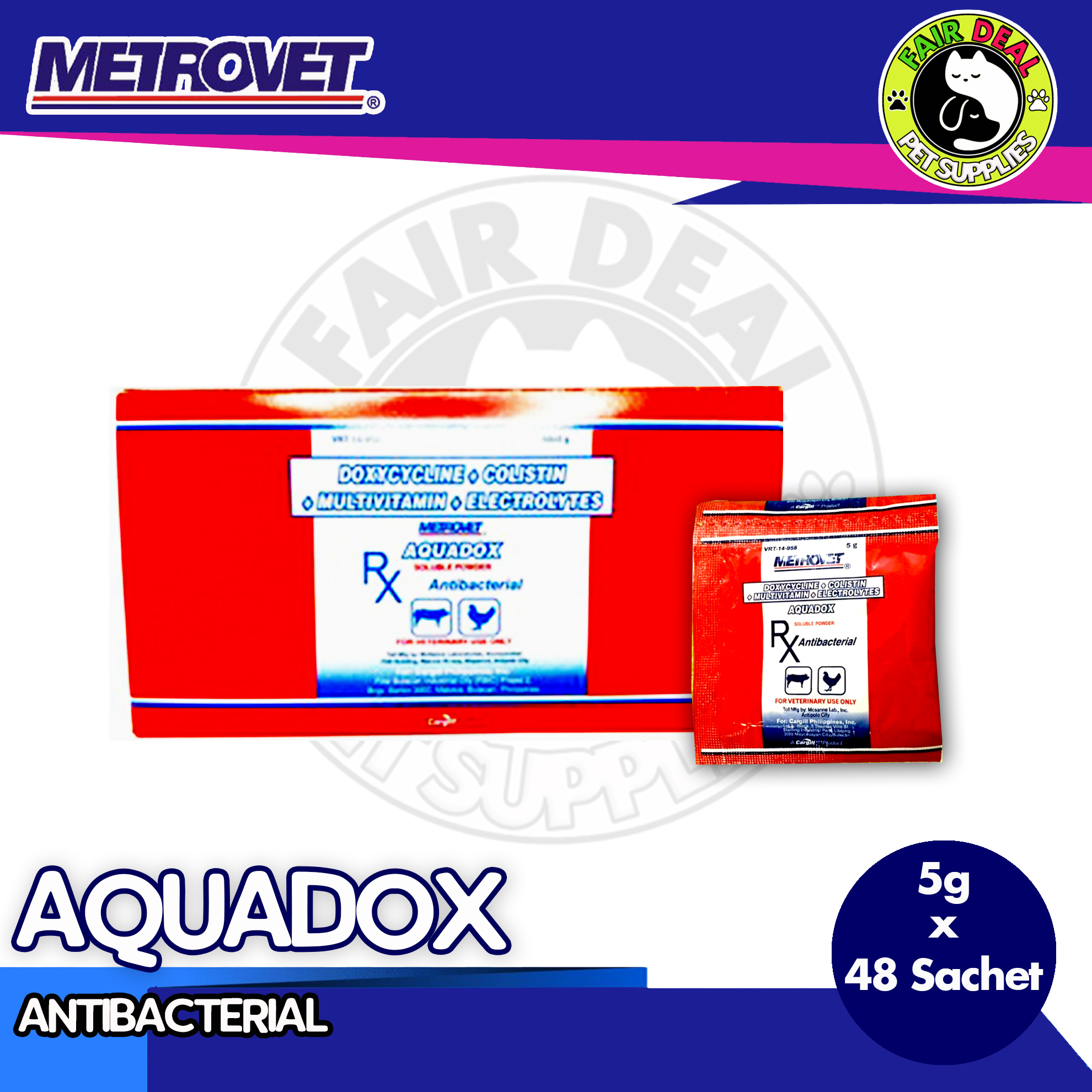 AQUADOX 5gx48 pieces (1 box) | Lazada PH