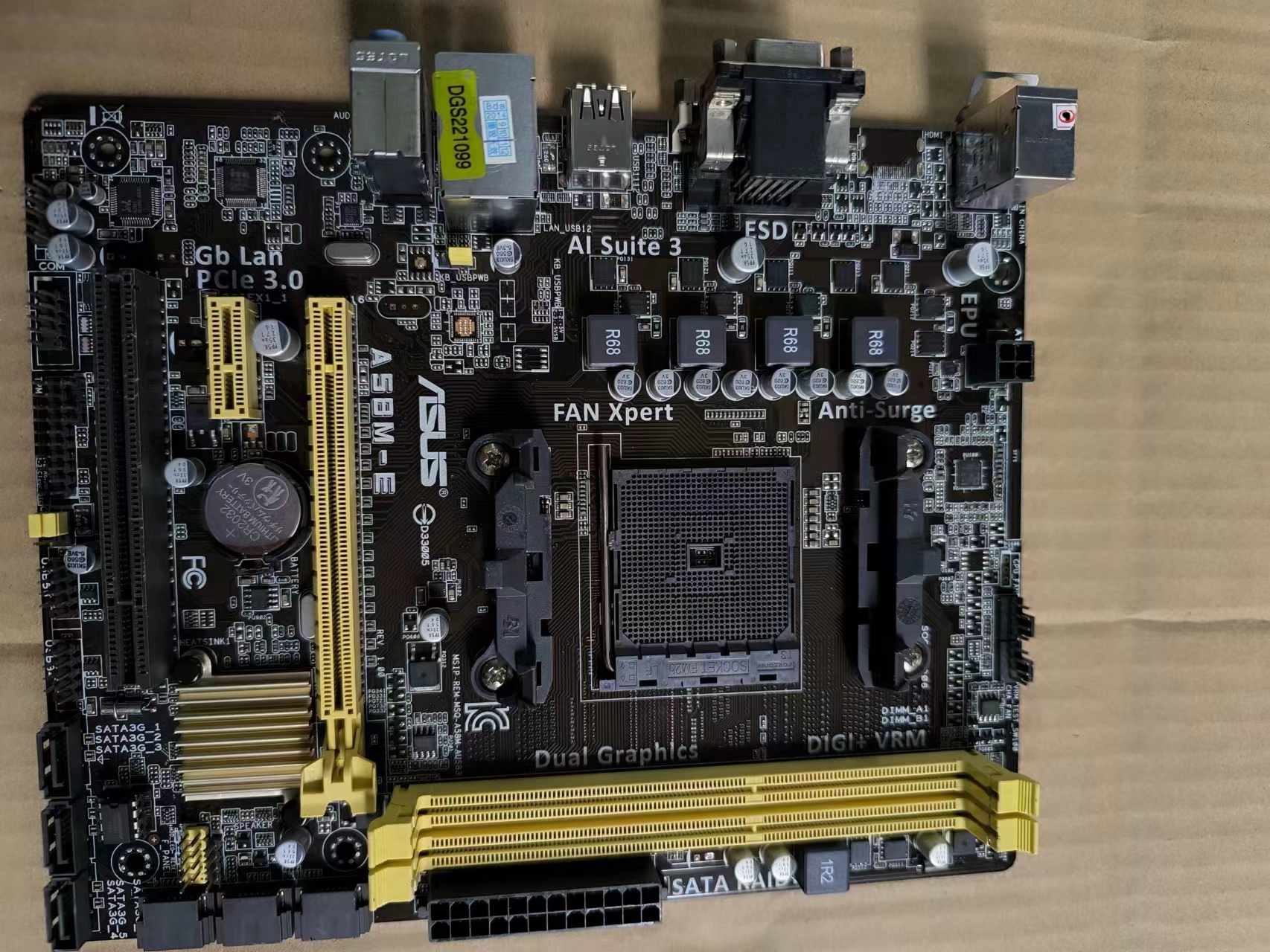 ASUS A58 Motherboard A58M-E A58M-K FM2 Used Mainboard Socket FM2+ FM2 ...