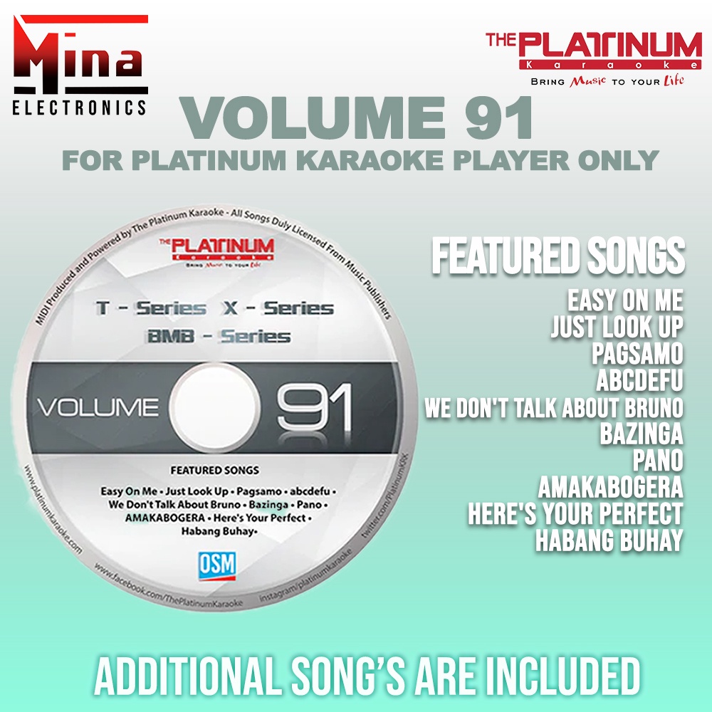 PLATINUM T40 KAPITAN LATEST CD VOLUME 91 (May 2022) | Lazada PH