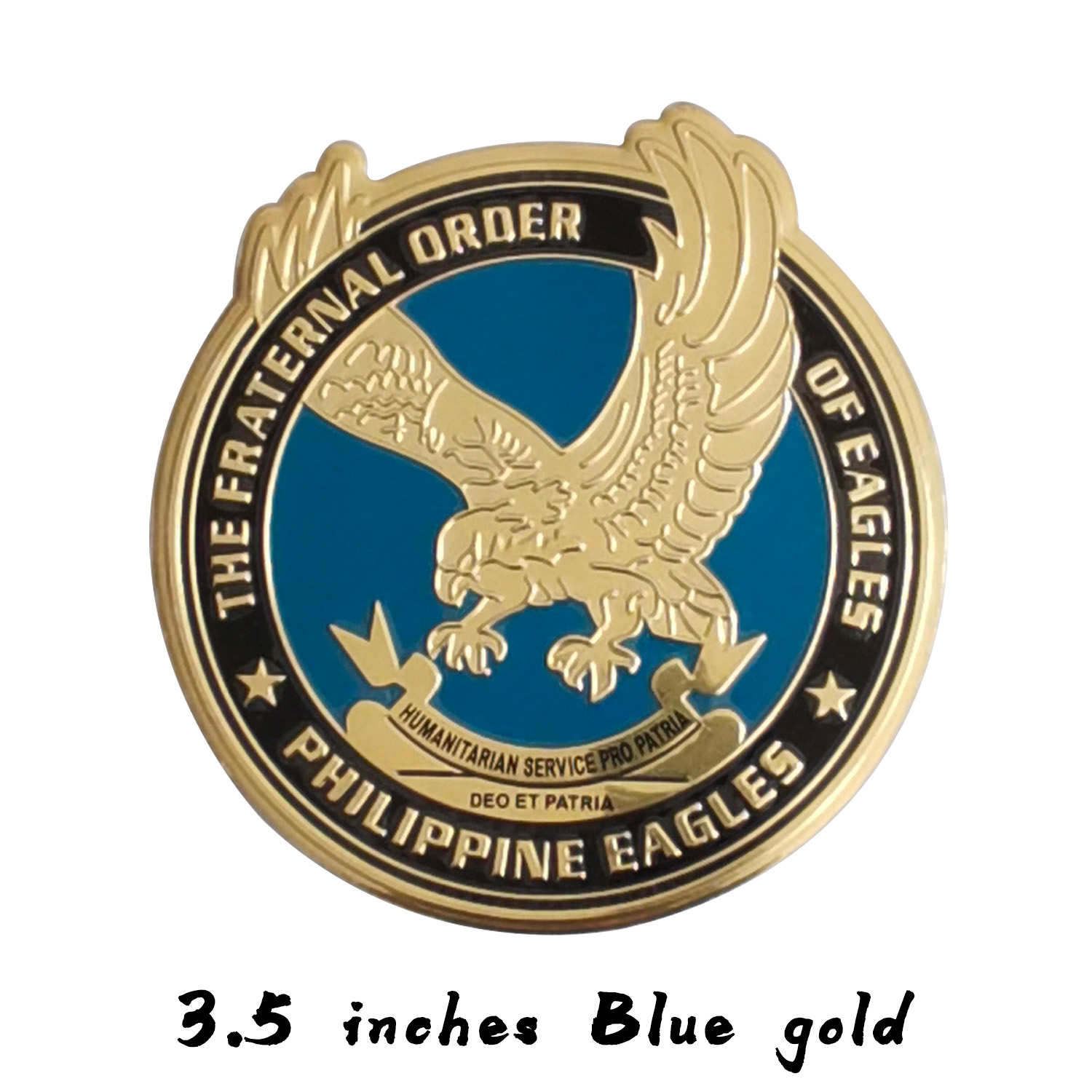 Ly Eagle Bendable Brass Metal the Fraternal Order of Eagles Emblem Non ...