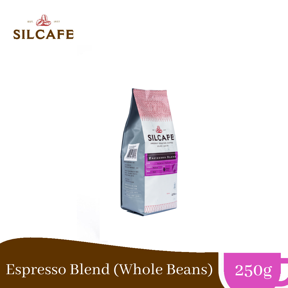Silcafe Espresso Blend Arabica Robusta dark roast for brewed coffee ...