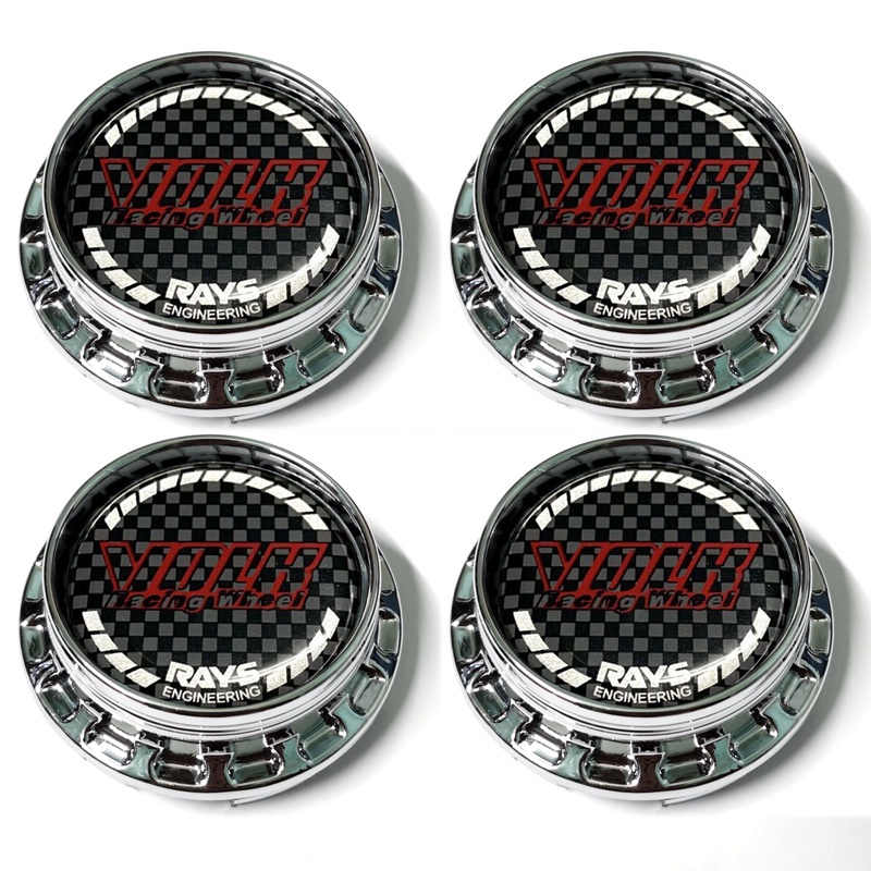 NEW 4pc VR Volk Rays Racing Logo Wheel Center Caps 67mm OD For Ce28 ...