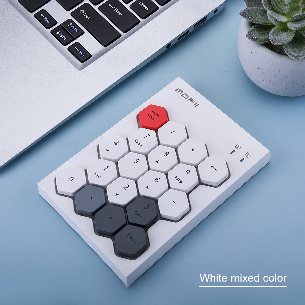 Mofii 2.4G Wireless Rechargeable Numeric Keyboard Portable Stylish ...
