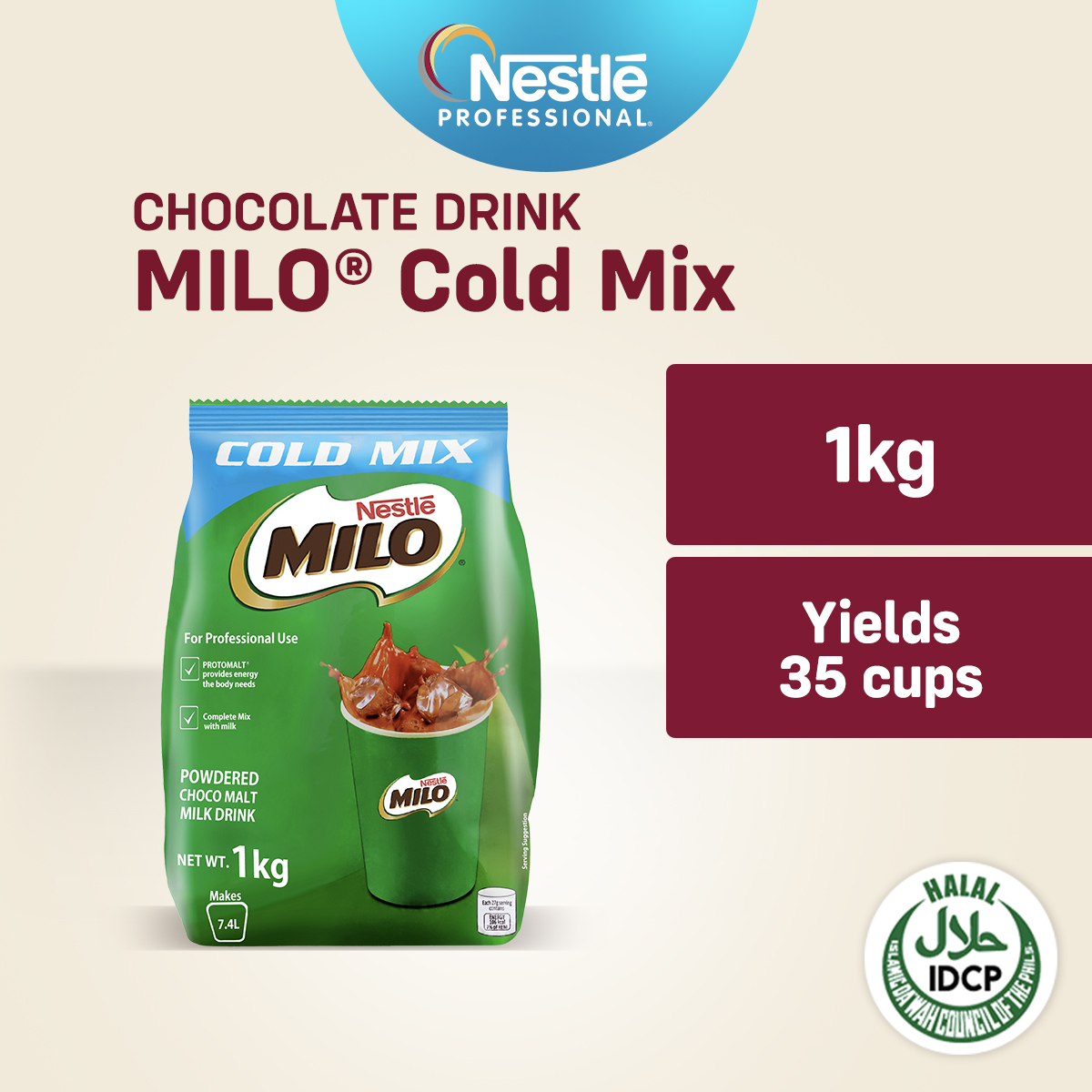 Milo Cold Mix Powdered Choco Malt Milk Drink 1kg | Lazada PH