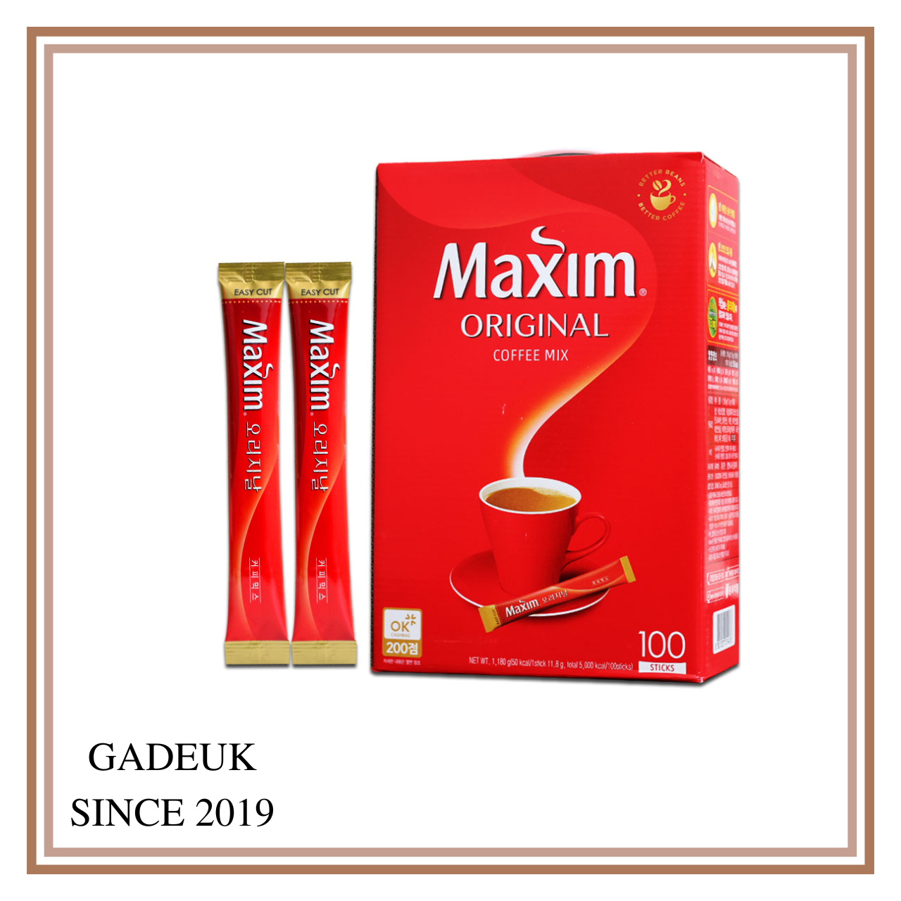 [MAXIM] ORIGINAL COFFEE MIX 20 PCS/100 PCS | Lazada PH