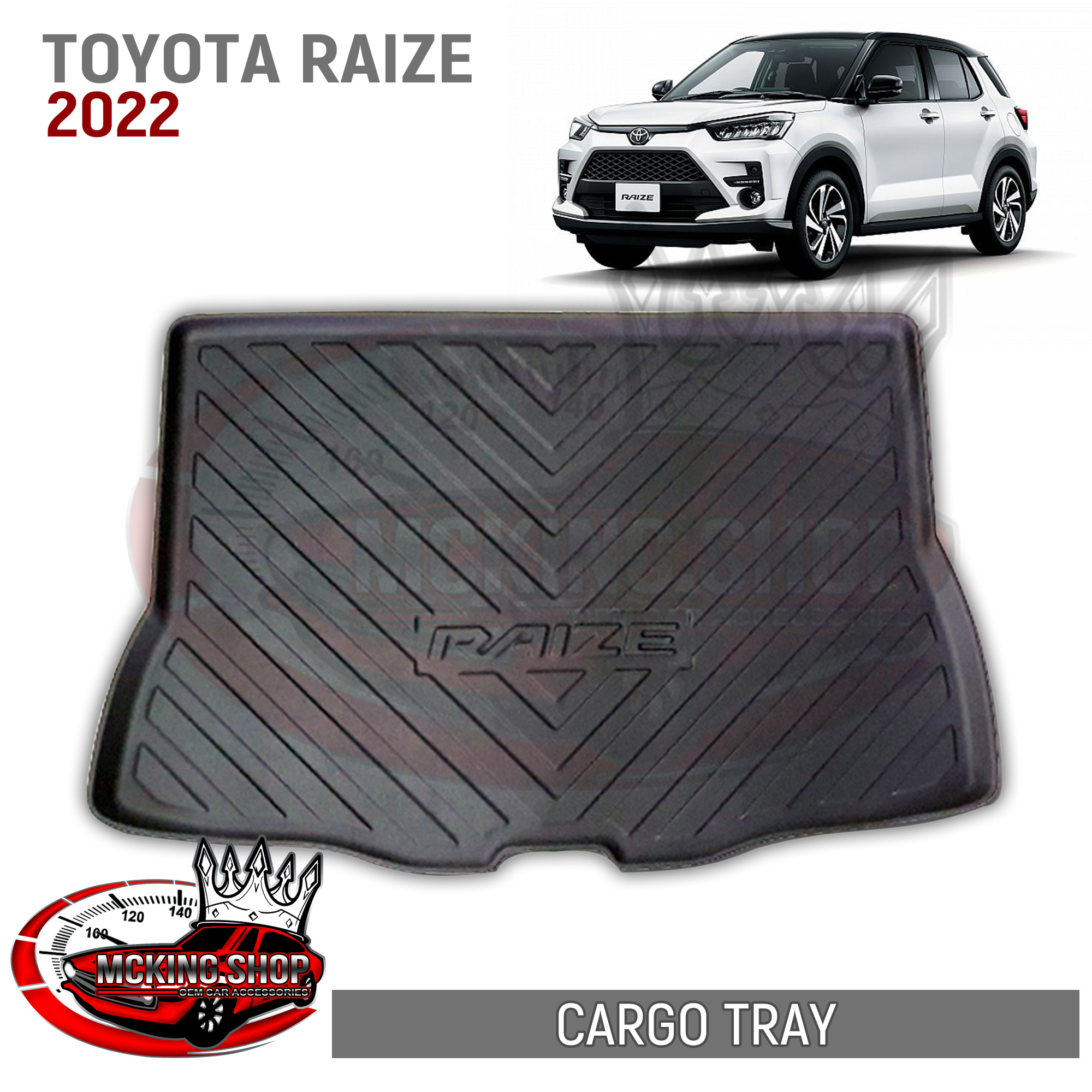 Toyota Raize 2022 Cargo Trunk/Cargo Tray | Lazada PH