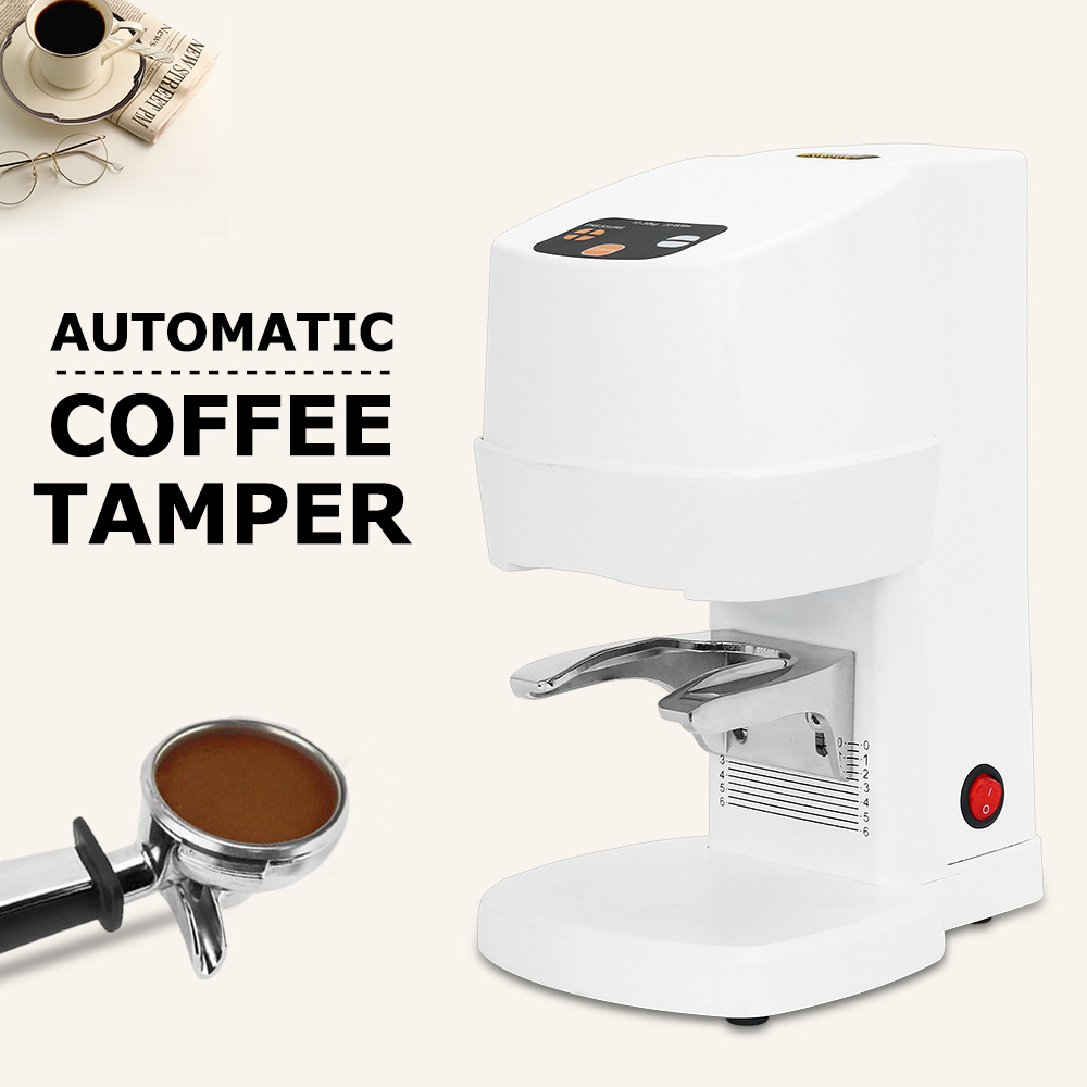 Automatic 58mm Coffee Tamper Machine 110-240V Powder Weight Adjusting ...