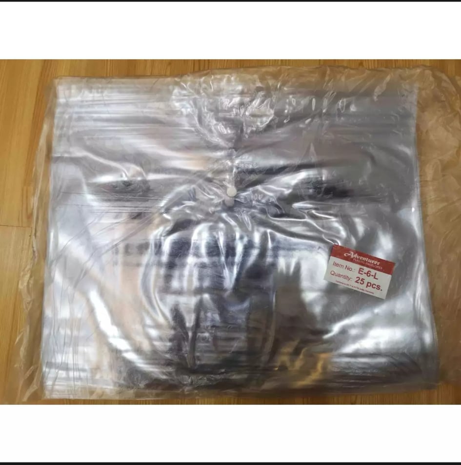25pcs Plastic Envelope Gauge 6 Long or Short | Lazada PH