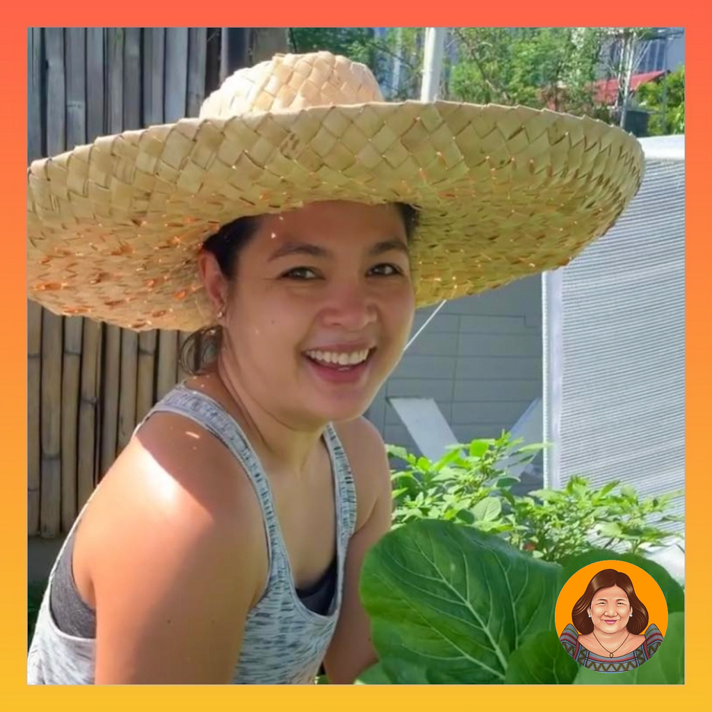 TIYA NATY Native Fisherman Farmers Hat Karagumoy Buri Filipino Costume ...