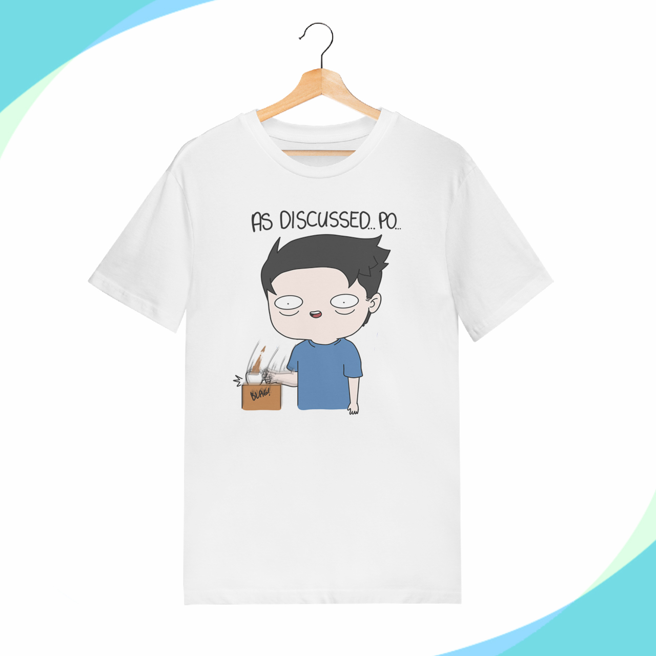 SSKAIT Boy As discussed po Funny work mood dry fit shirt | Lazada PH