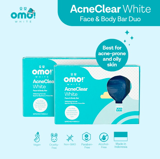 Omo! White Acne Clear White Soap Duo (Bundle of 2) | Lazada PH