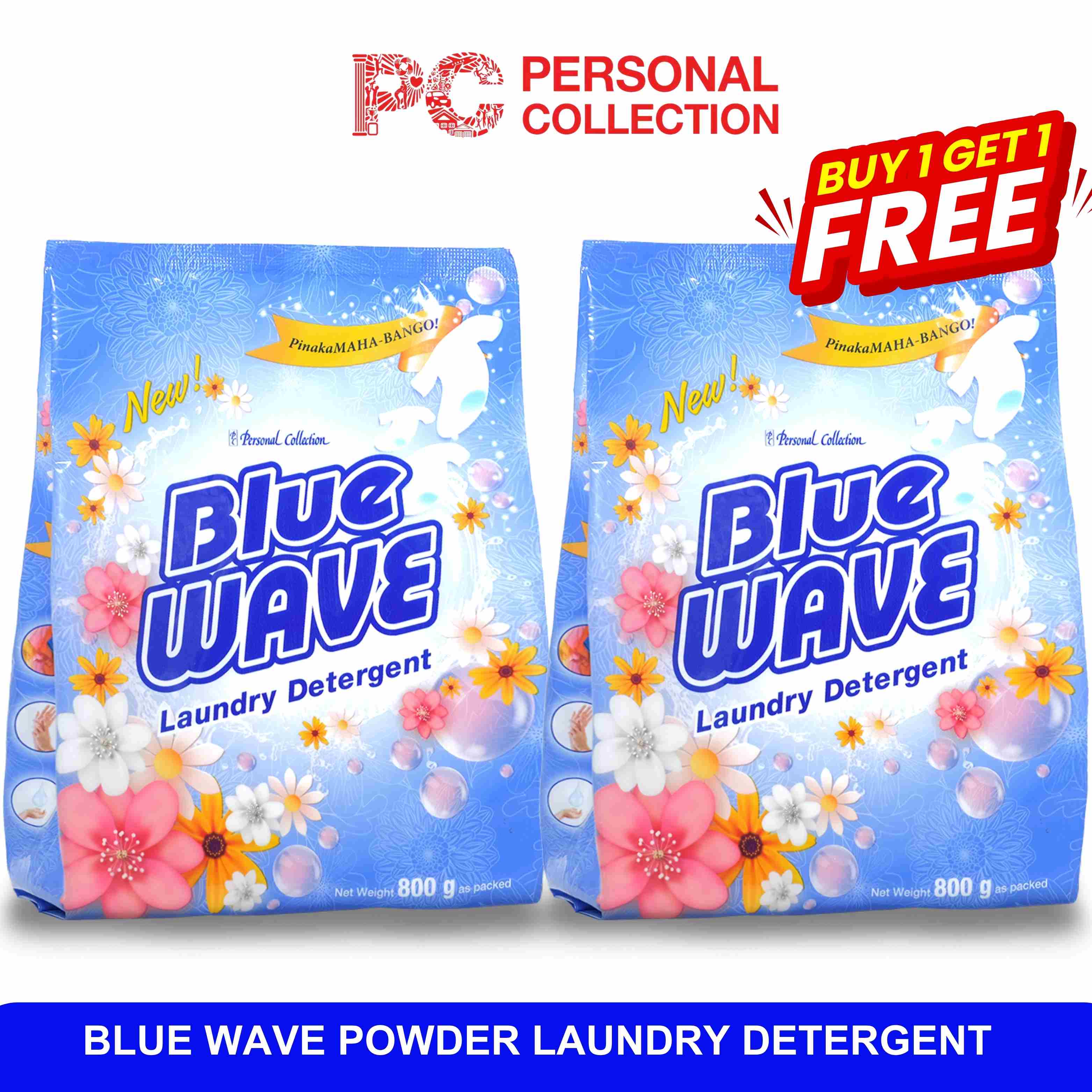 BLUE WAVE Powder Laundry Detergent 800g (PERSONAL COLLECTION) | Lazada PH