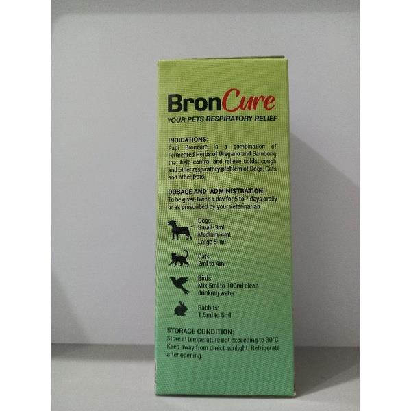 Papi BronCure for cough of dogs and cats 60ml | Lazada PH