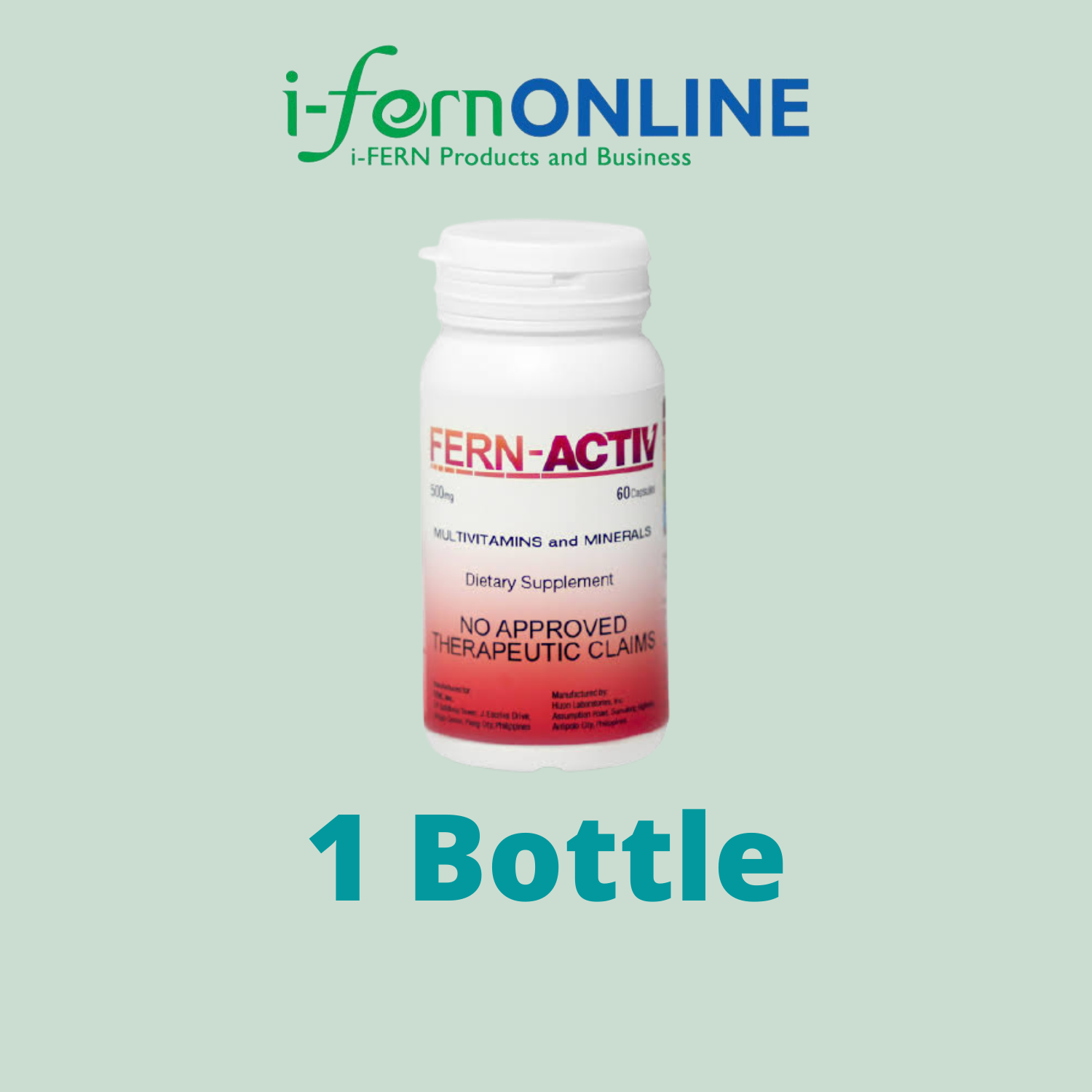 IFERN Fern Activ 60 Capsules 1 Bottle KalidadOShop | Lazada PH