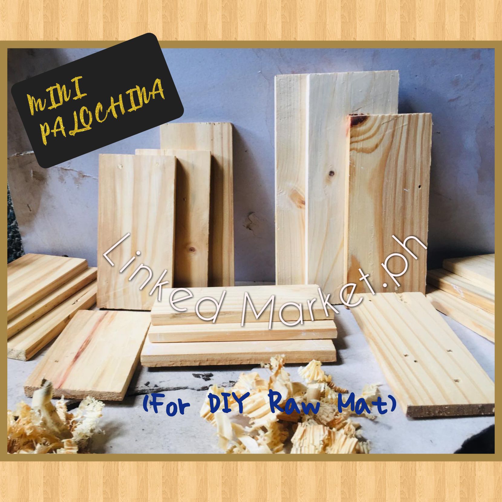 2PCS MINI PALOCHINA WOOD PLANK (Pinewood)/SOLD PER SET OF 2pcs [HIGH ...