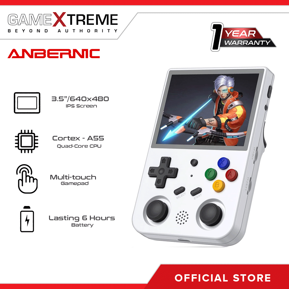 ANBERNIC RG353V Retro Handheld Gaming Console iPS Multi TouchScreen ...