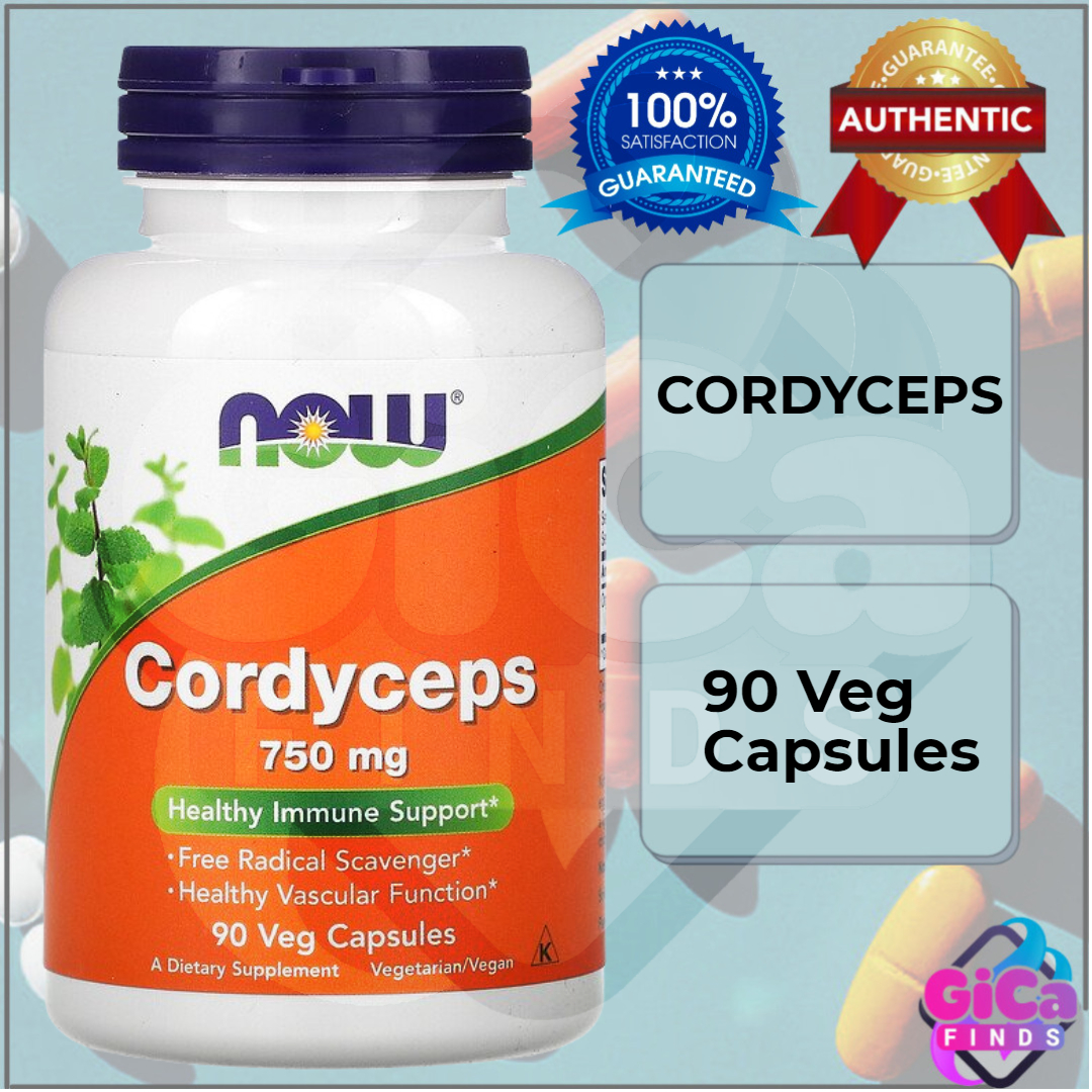 Cordyceps Now Foods 750 mg 90 VCaps or Dragon Herbs 500 mg 100 ...