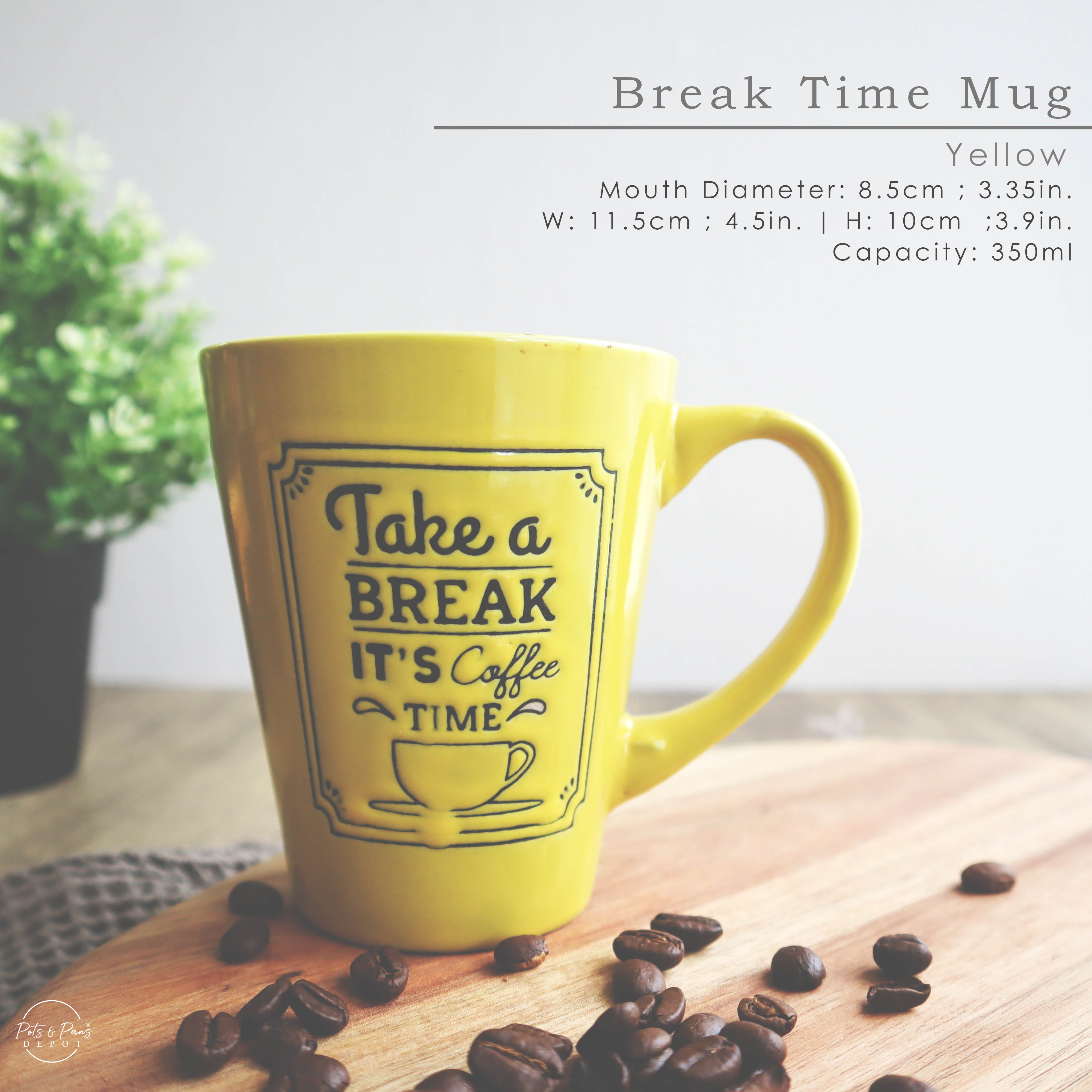 Break Time Coffee Mug | Lazada PH