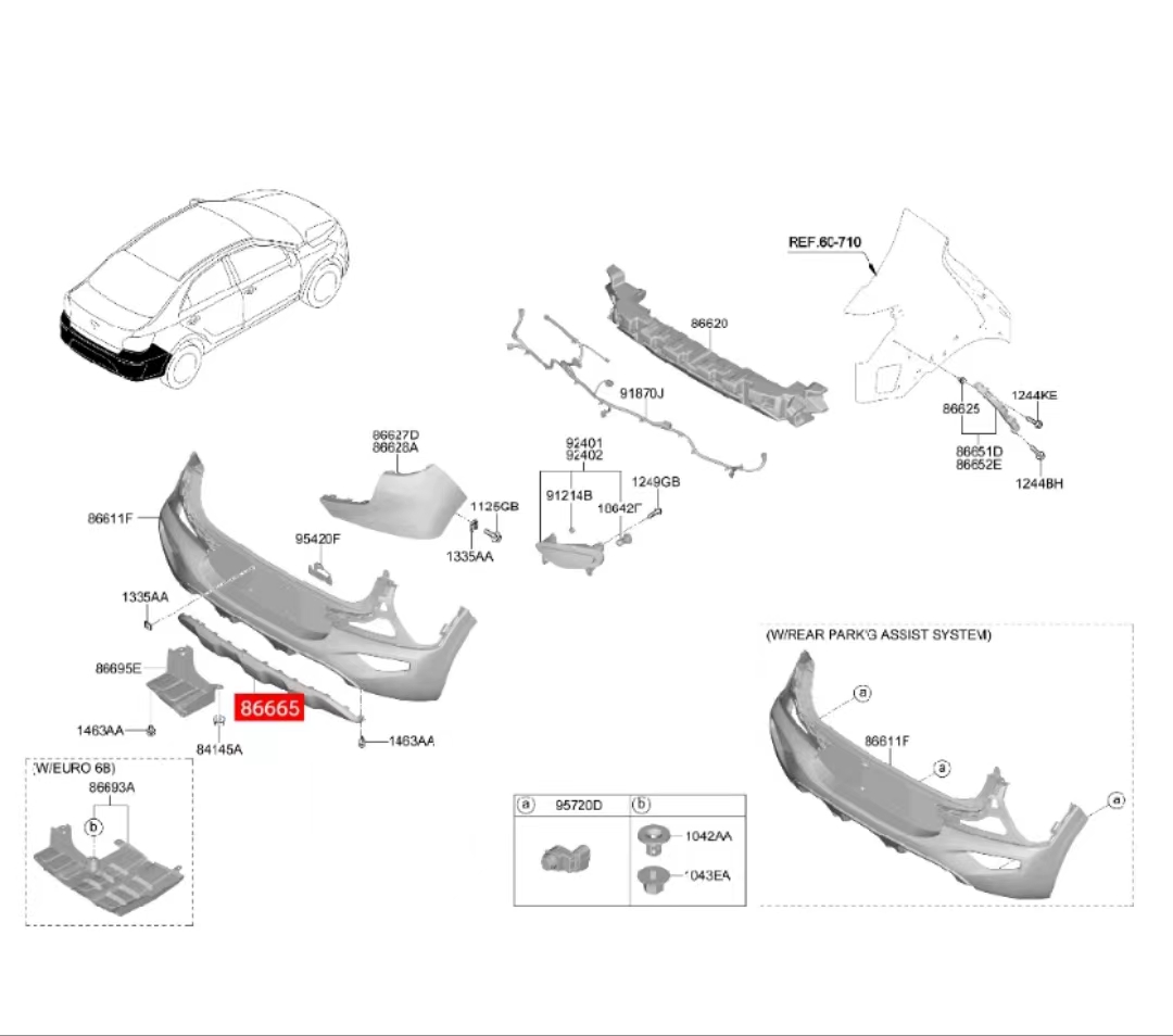 SKID PLATE-RR BUMPER FOR KIA STONIC | Lazada PH