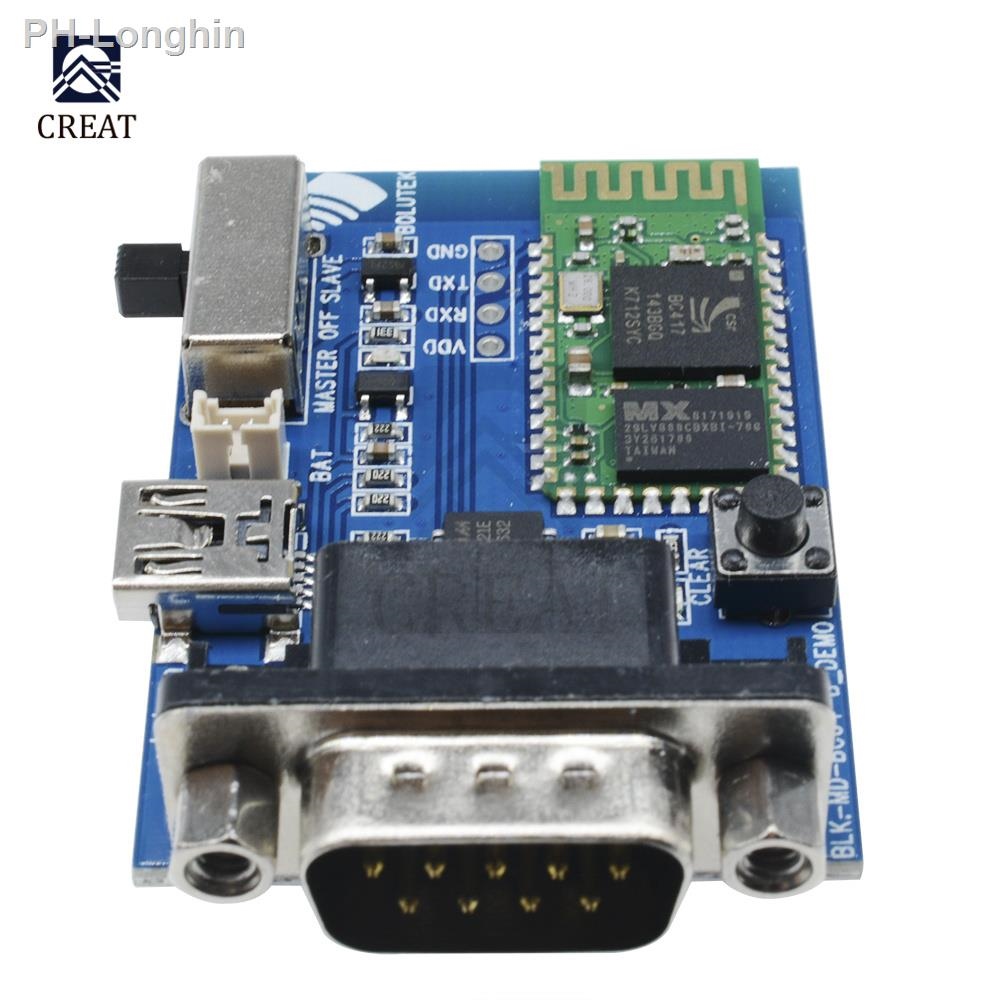 RS232 Bluetooth Serial Adapter Board Master Slave 2 Modes 5V Mini USB ...