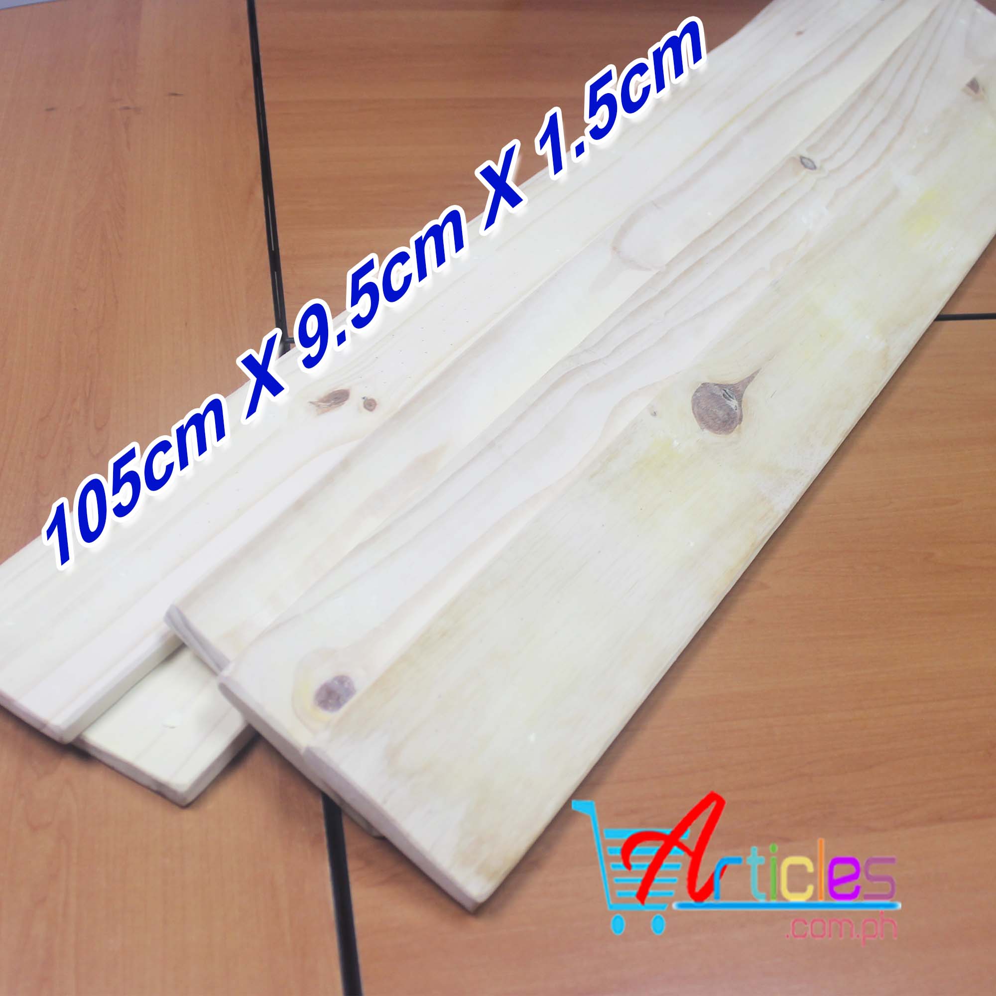 Wood Plank Wooden Plank Sanded Palo China 105cm x 9.5cm x 1.5cm Sold ...