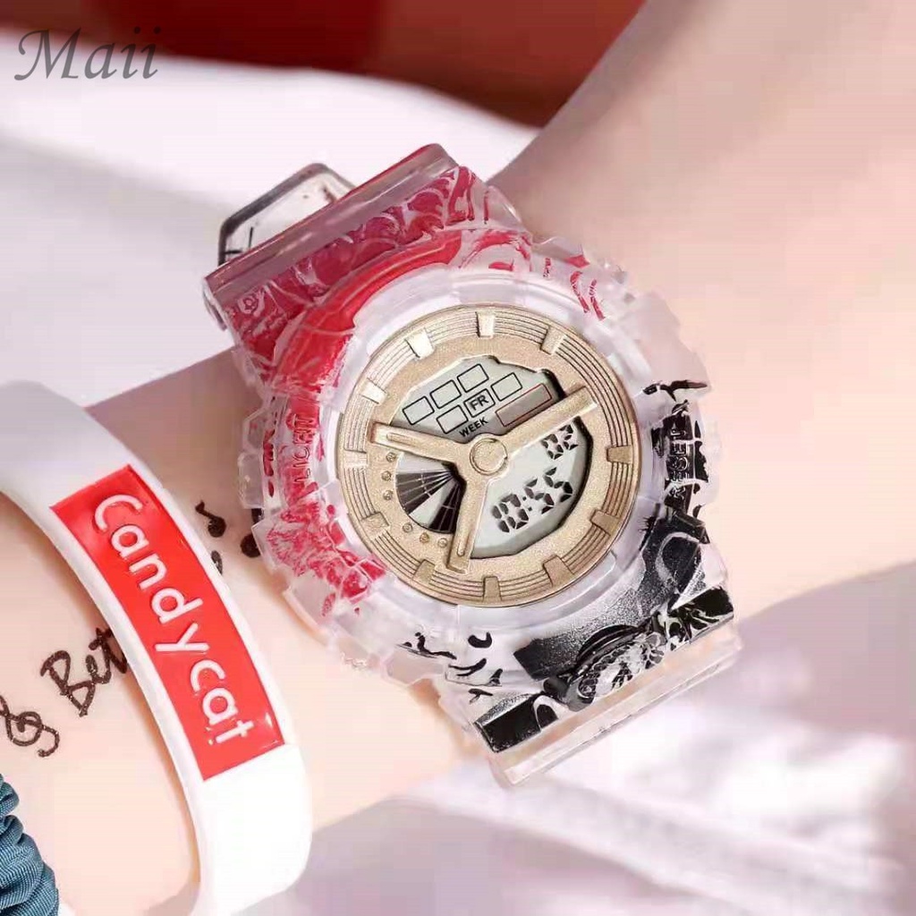 Maii Dragon Ball One Piece Animation Cartoon Digital Unisex Sport Watch ...