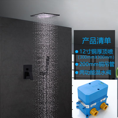 With PPR direct hot melt ceiling concealed shower with embedded wall ...