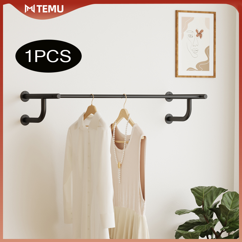 TEMU Clothes Hanging Rack Sampayan Closet Organization with Heavy Duty ...